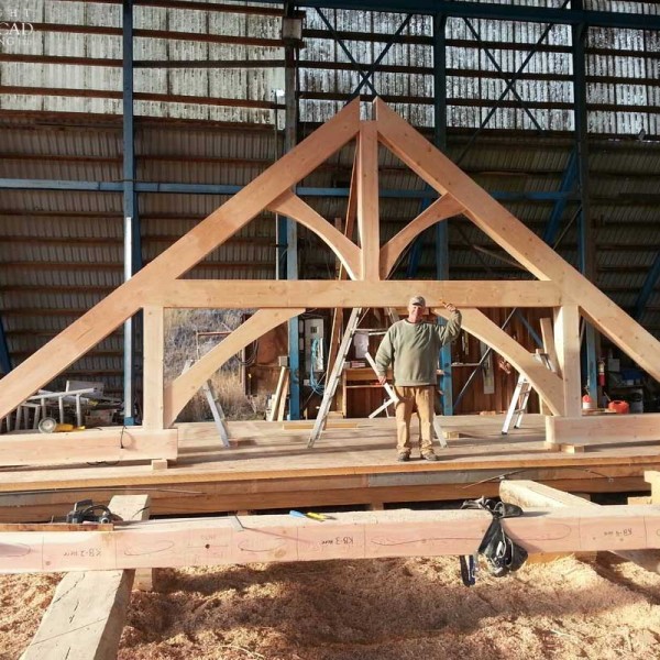 Saskatchewan Timber Frame - RCM Cad Design Drafting Ltd.