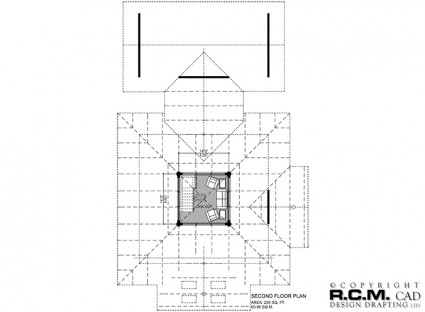 1620 sq. ft - Log Nest - RCM Cad Design Drafting Ltd.